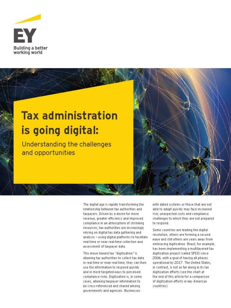 EY Tax Administration Is Going Digital | Download Free PDF | Taxes ...