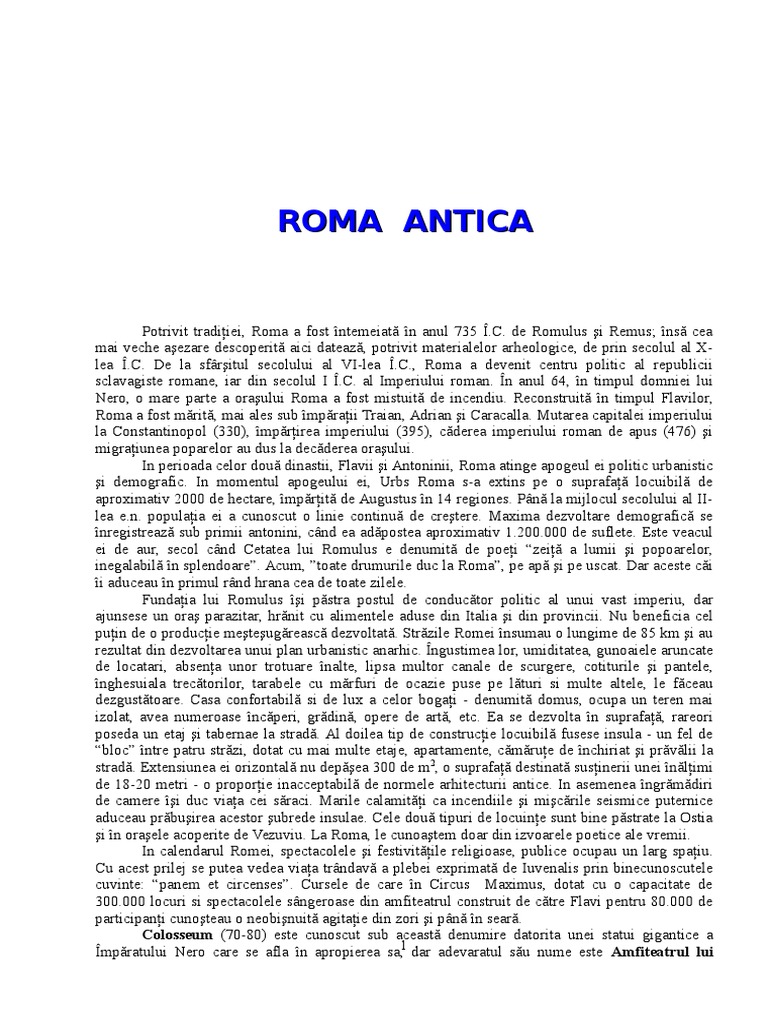 Roma Antica | PDF