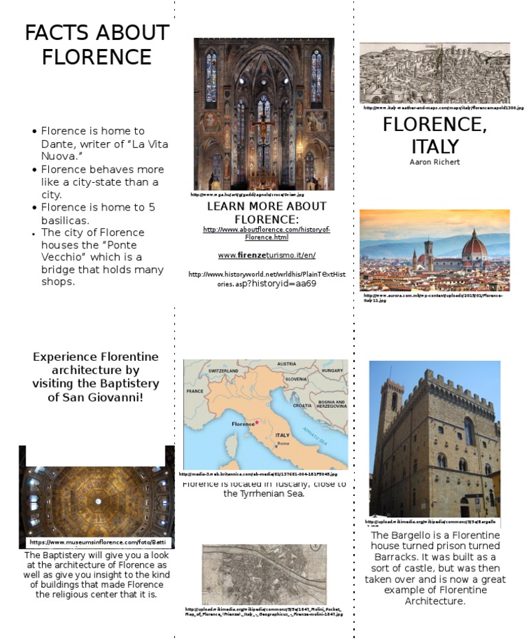 Facts About Florence | PDF