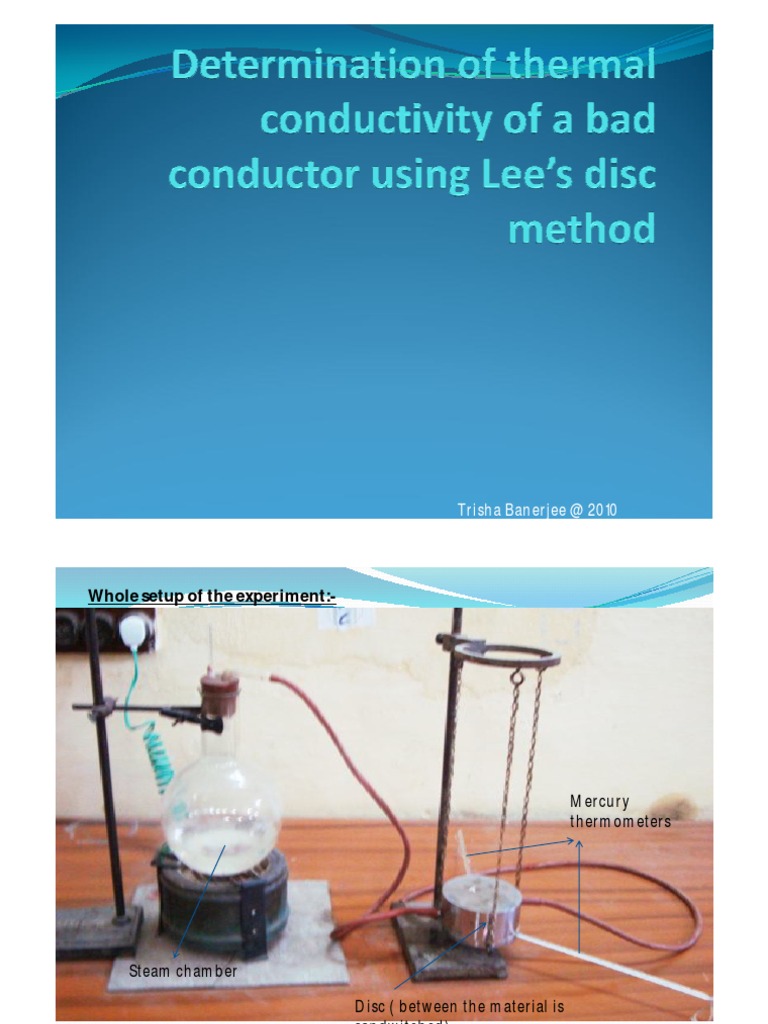 lees disc | Temperature | Electrical Resistivity And Conductivity
