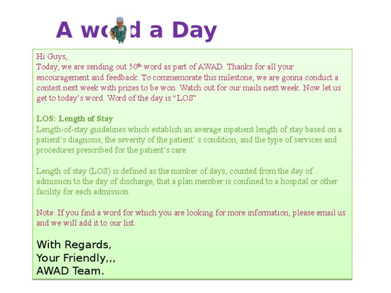 A Word A Day Template | PDF