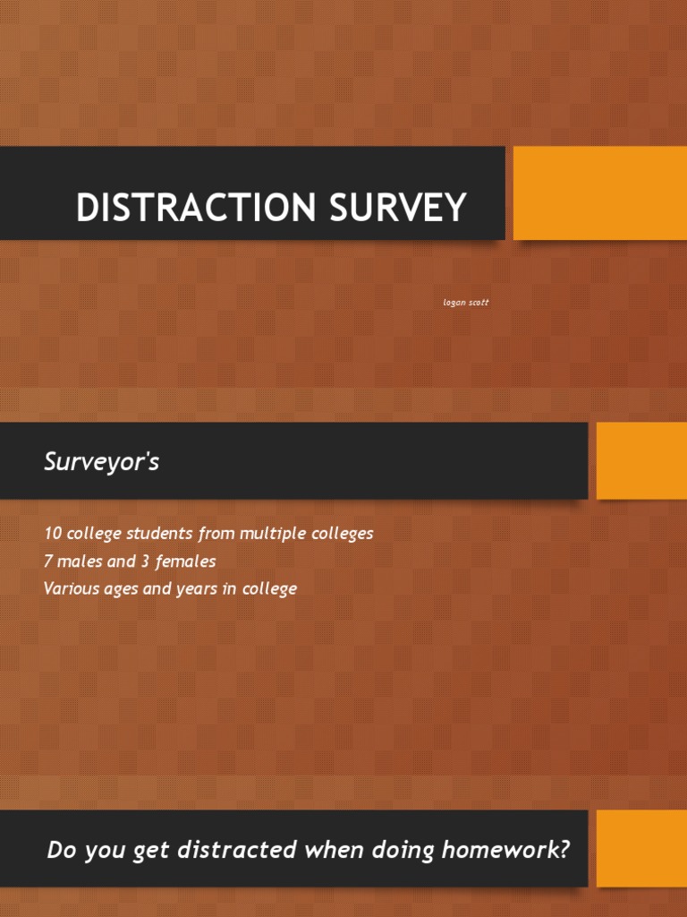 Distraction Survey | PDF