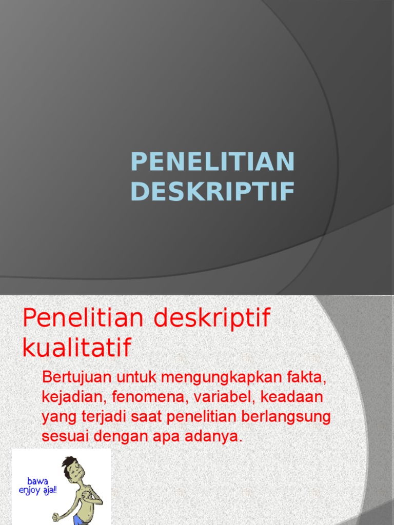 Penelitian Deskriptif | PDF