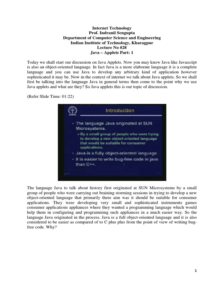 Java Lecturer | PDF | Java Virtual Machine | Java (Programming Language)