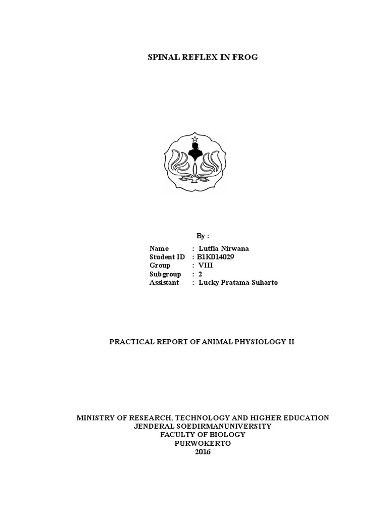 Spinal Frog | PDF | Autonomic Nervous System | Nervous System