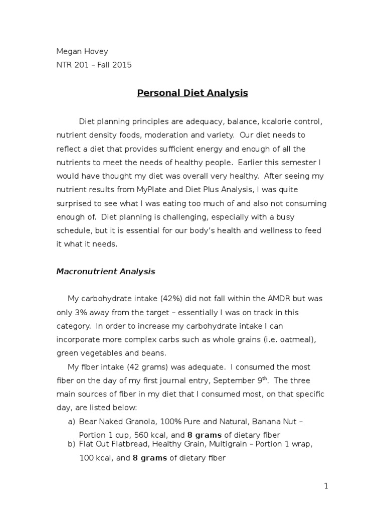 Foundations of Nutrition Essay | PDF | Dietary Fiber | Diet & Nutrition