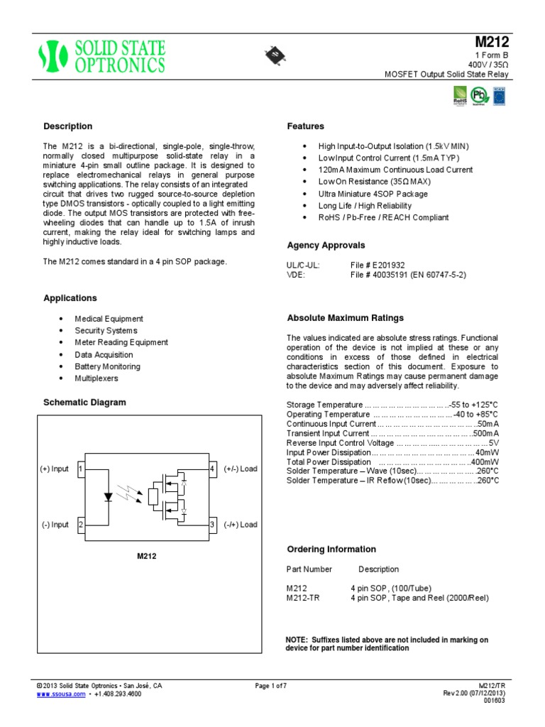 M212 diagram | Relay | Switch