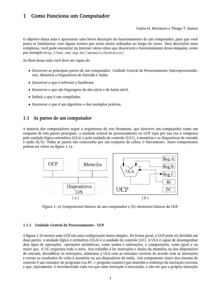Introdução À Computação em C - Apostila Completa Ime-USP | PDF | Linux ...