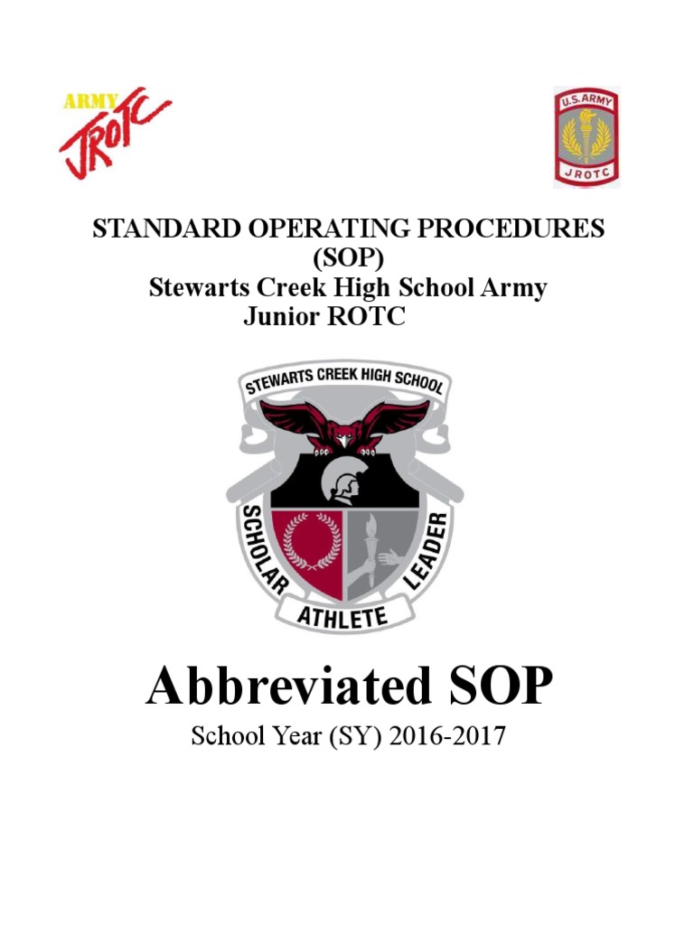 SOP Guide | PDF | Non Commissioned Officer | Sergeant
