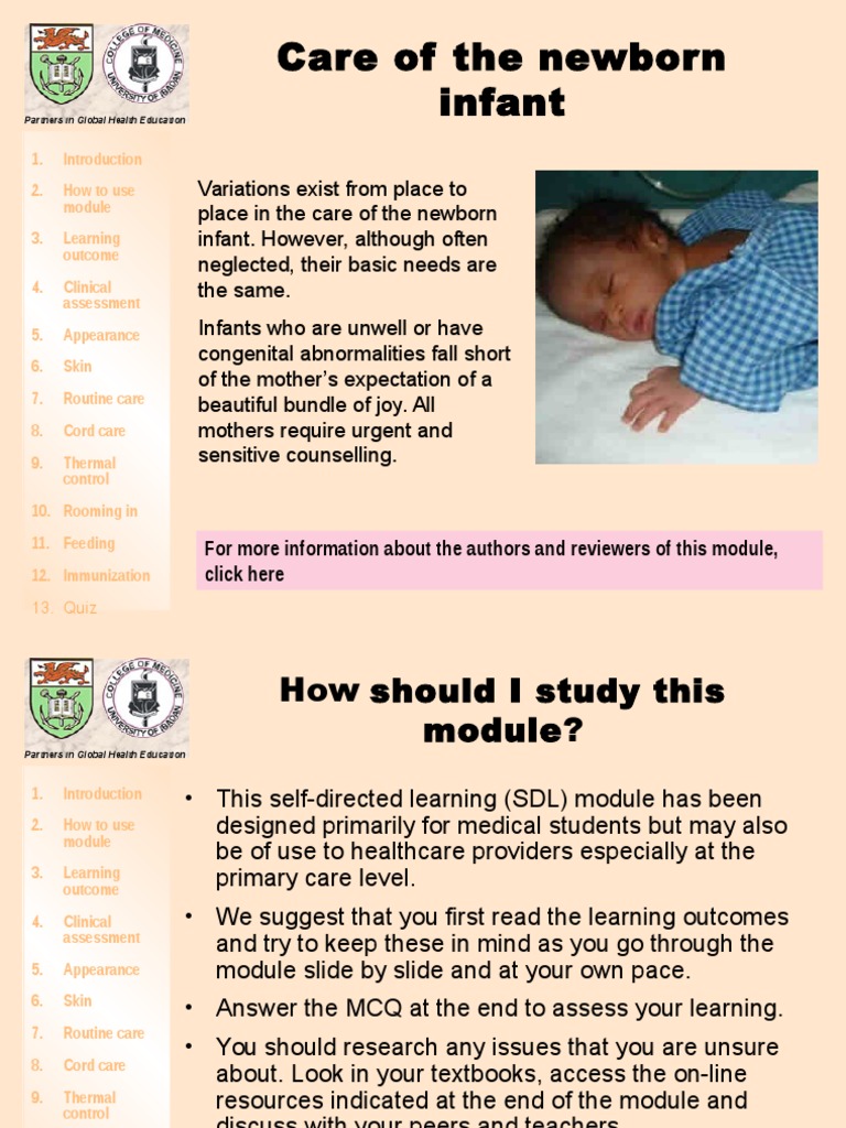 Care of Newborn | PDF | Infants | Pulse