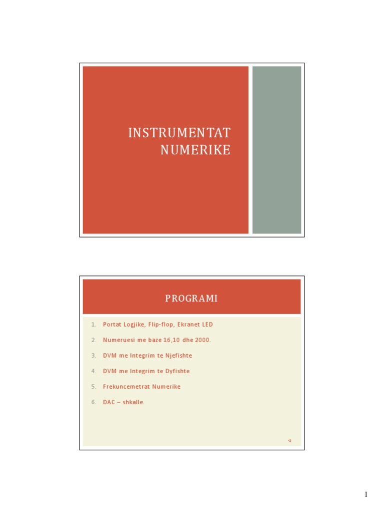 10 - Instrumenta Numerike | PDF