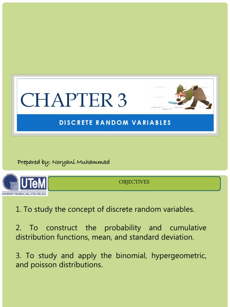 CHAPTER3 - Discrete Random Variables | PDF | Probability Distribution | Poisson Distribution