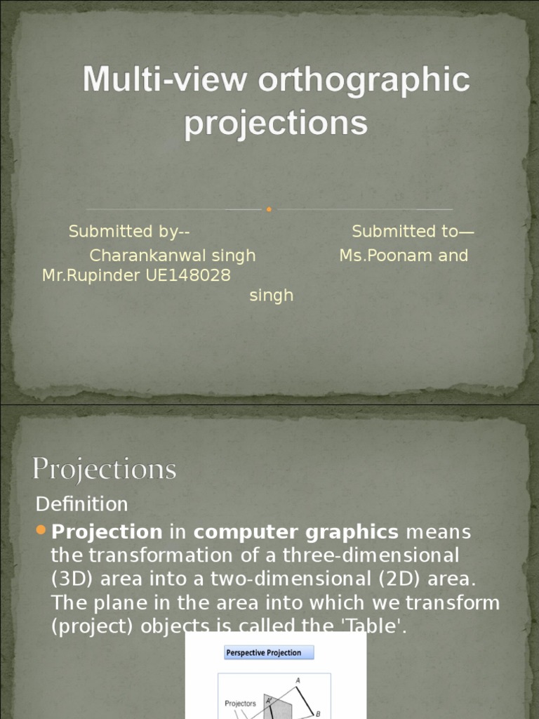 Multi View Projections | PDF | Computer Vision | Drawing