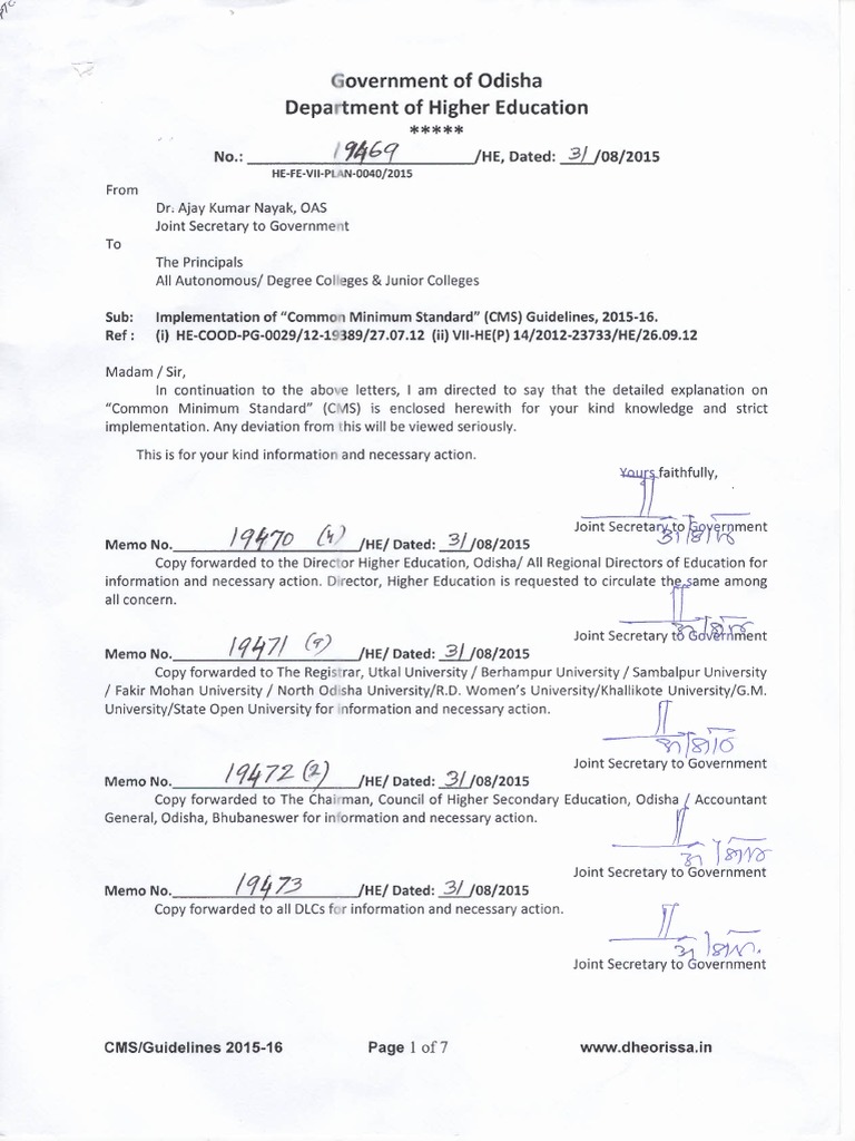 Common Minimum Standards | PDF | Cheque | Test (Assessment)