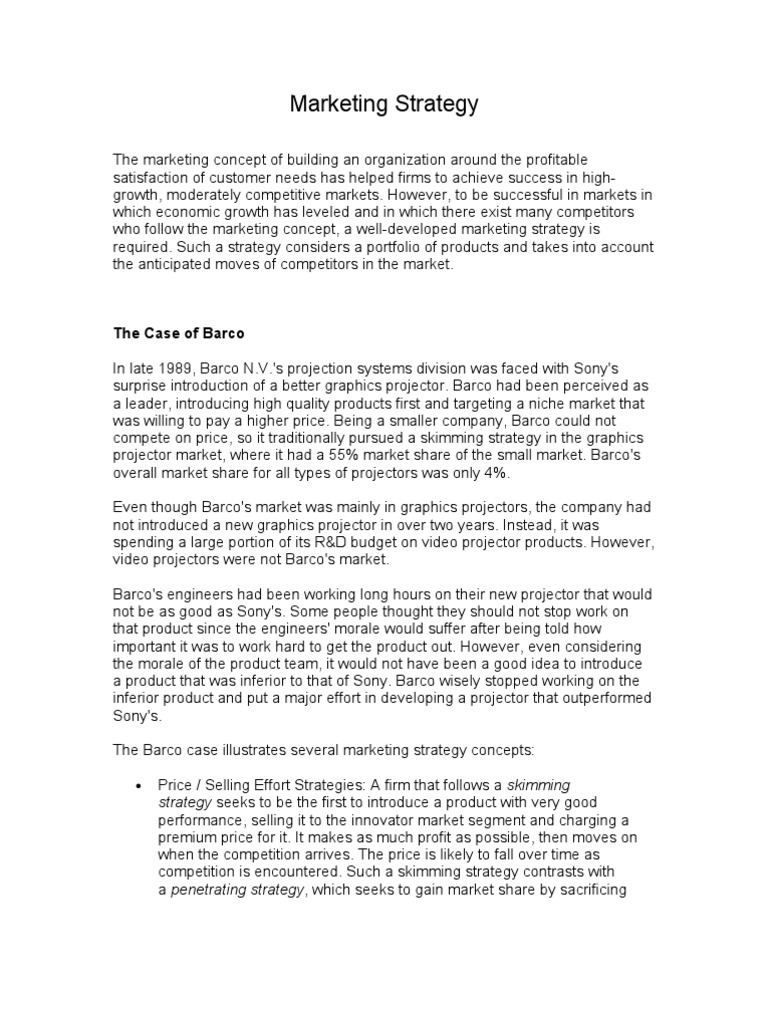 Effective Marketing Strategy Insights | PDF