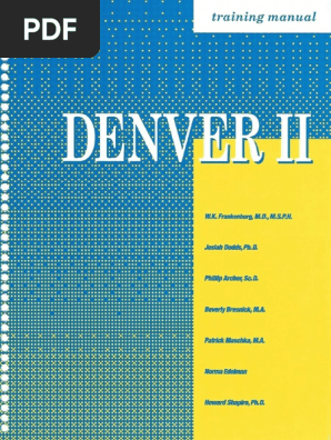 Denver Ii Screening Tool Printable