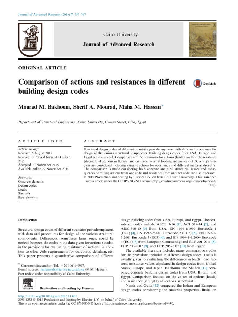 Egypt Code Design-Main | PDF | Strength Of Materials | Beam (Structure)