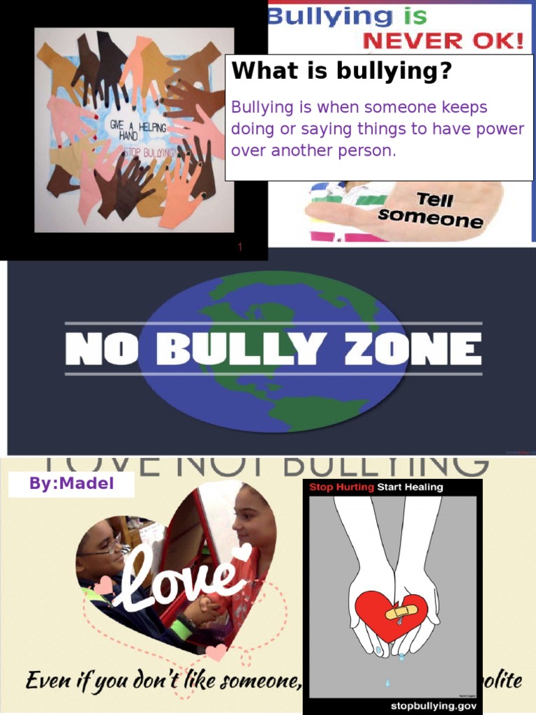 What Is Bullying?: Bullying Is When Someone Keeps Doing or Saying ...