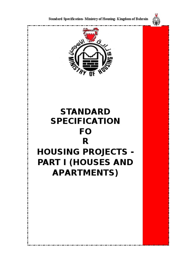 Final PDF of Standard Specification | PDF | Tile | Concrete