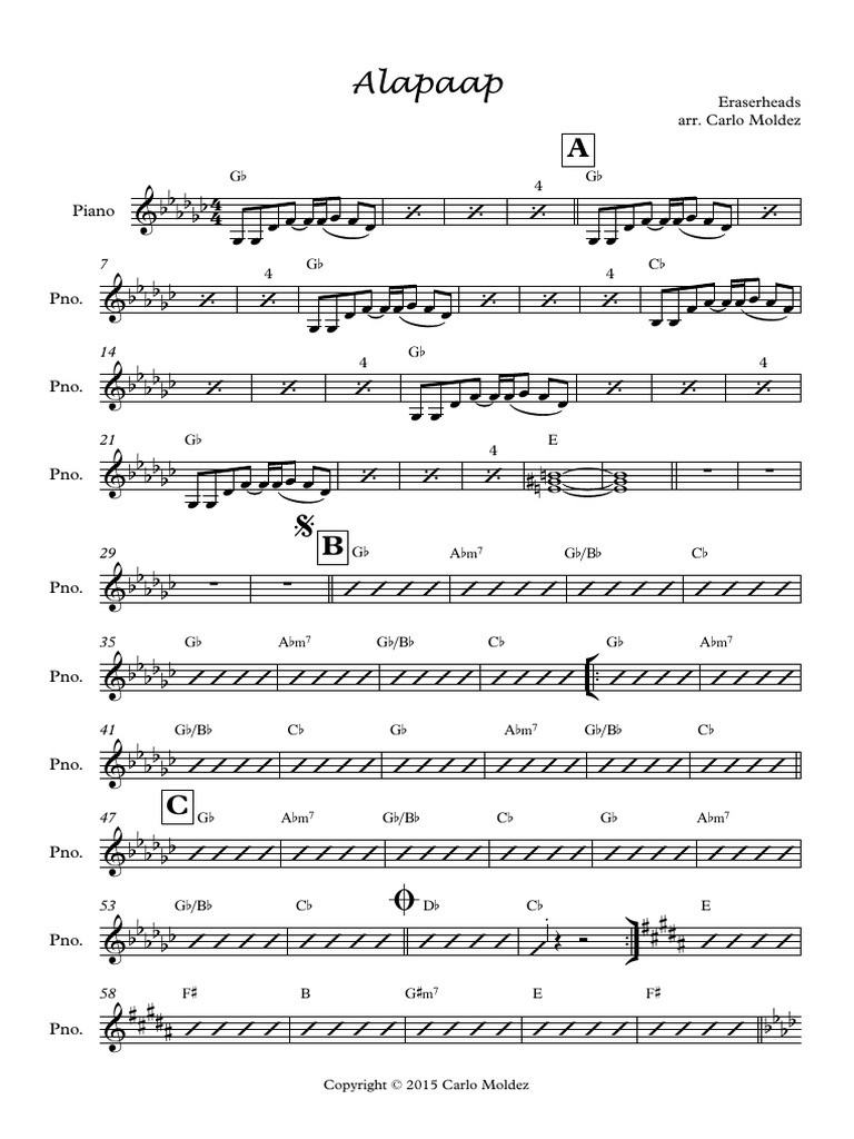 Alapaap - Full Score | PDF