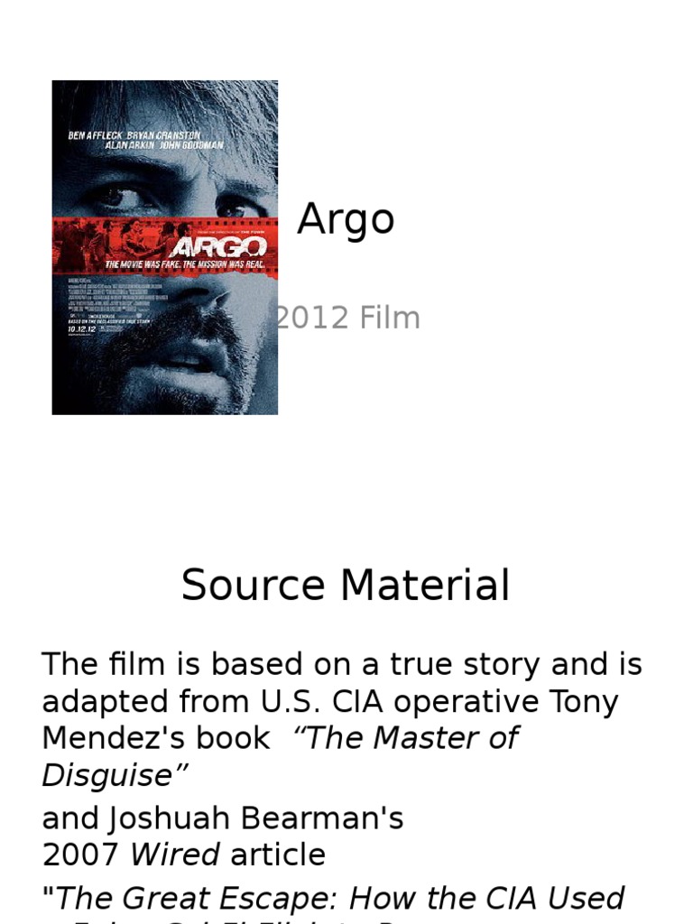 Argo | PDF