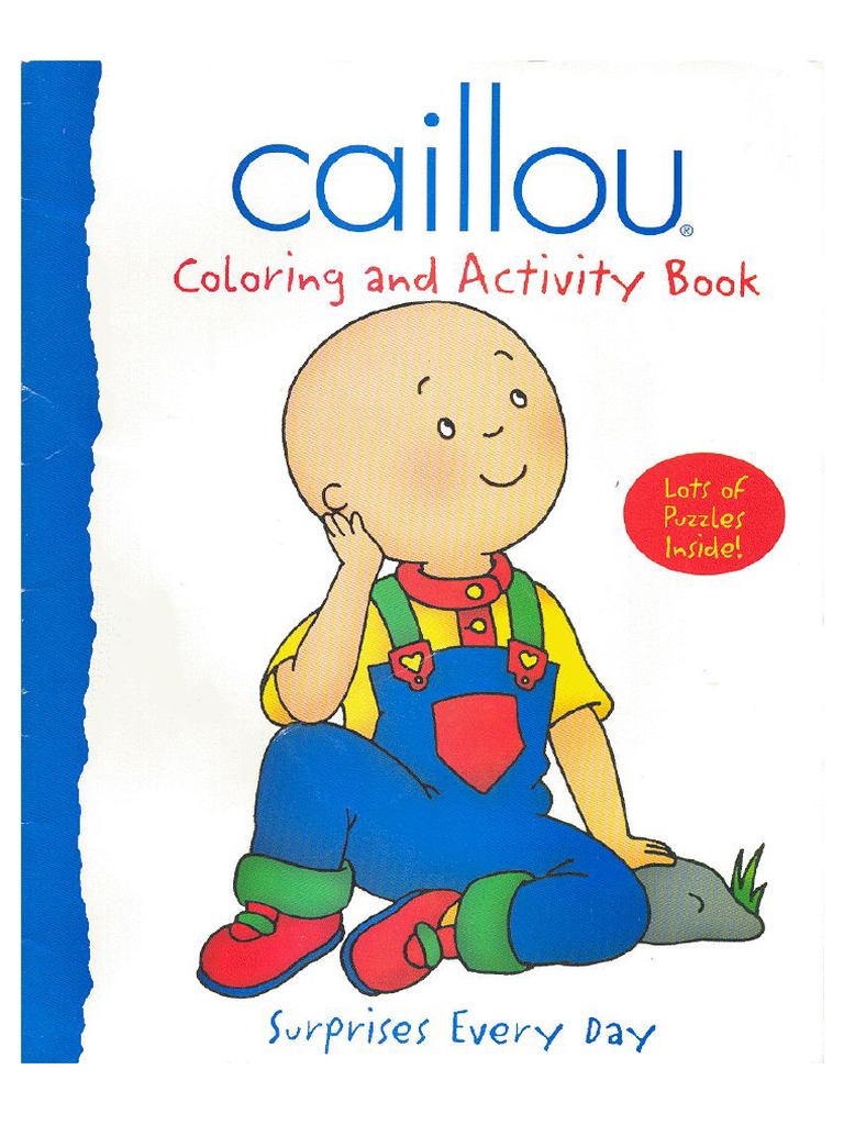 Caillou - Coloring and Activity Book | PDF