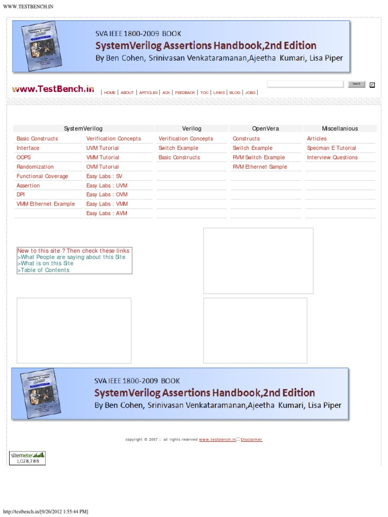 Testbench - in Complete PDF | PDF | Array Data Structure | Class ... Testbench - in Complete PDF | PDF | Array Data Structure | Class ...
