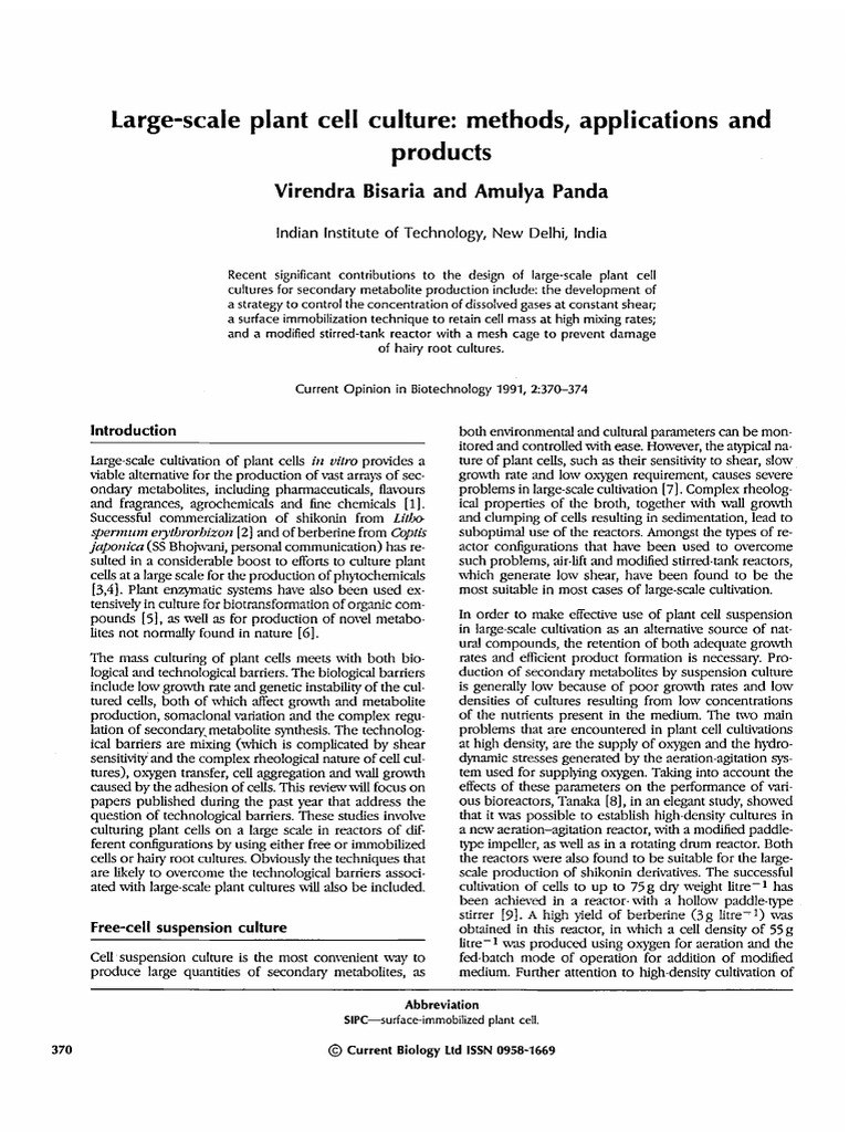 20 Bisaria & Panda 1991 | PDF | Life Sciences | Chemistry