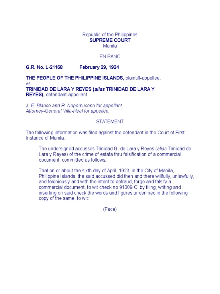 Philippine Supreme Court Estafa Case | PDF | Cheque | Deposit Account
