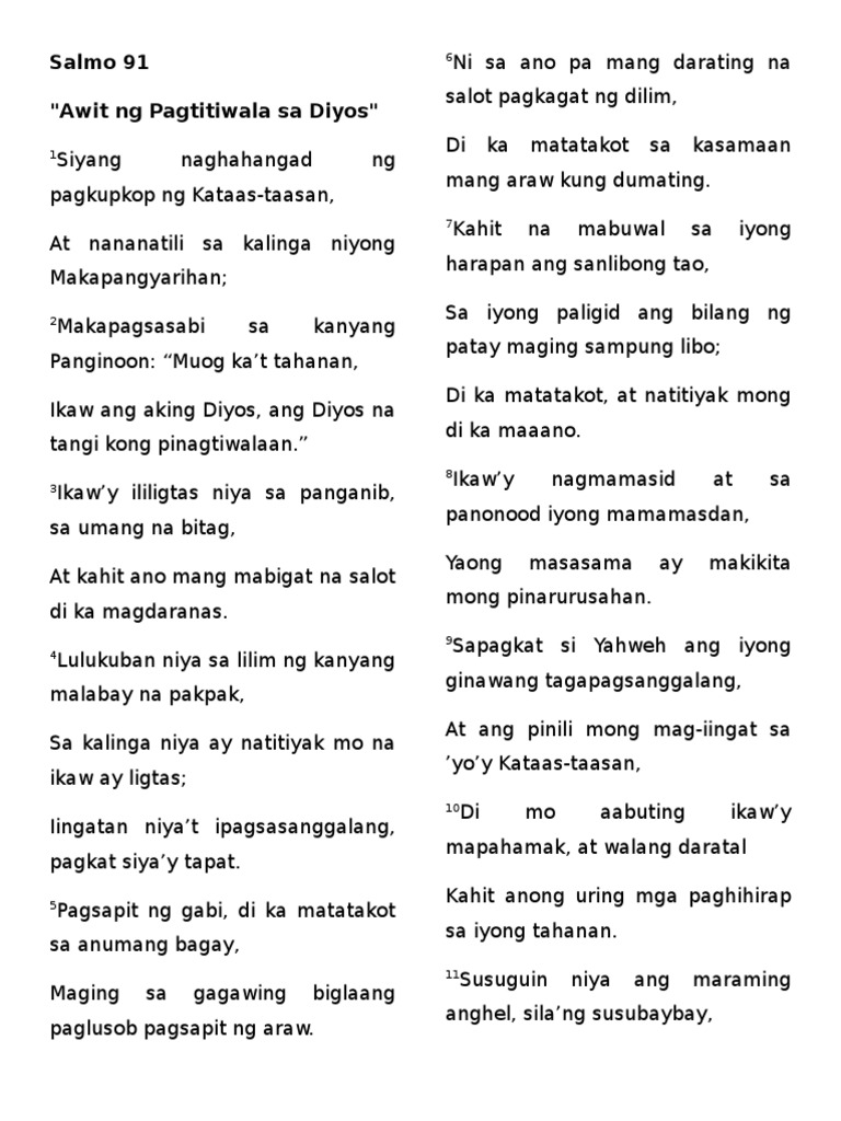 Salmo 91 | PDF