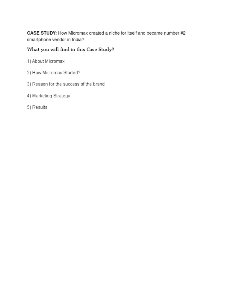 Case Study1 | PDF | Mobile Phones | Smartphone