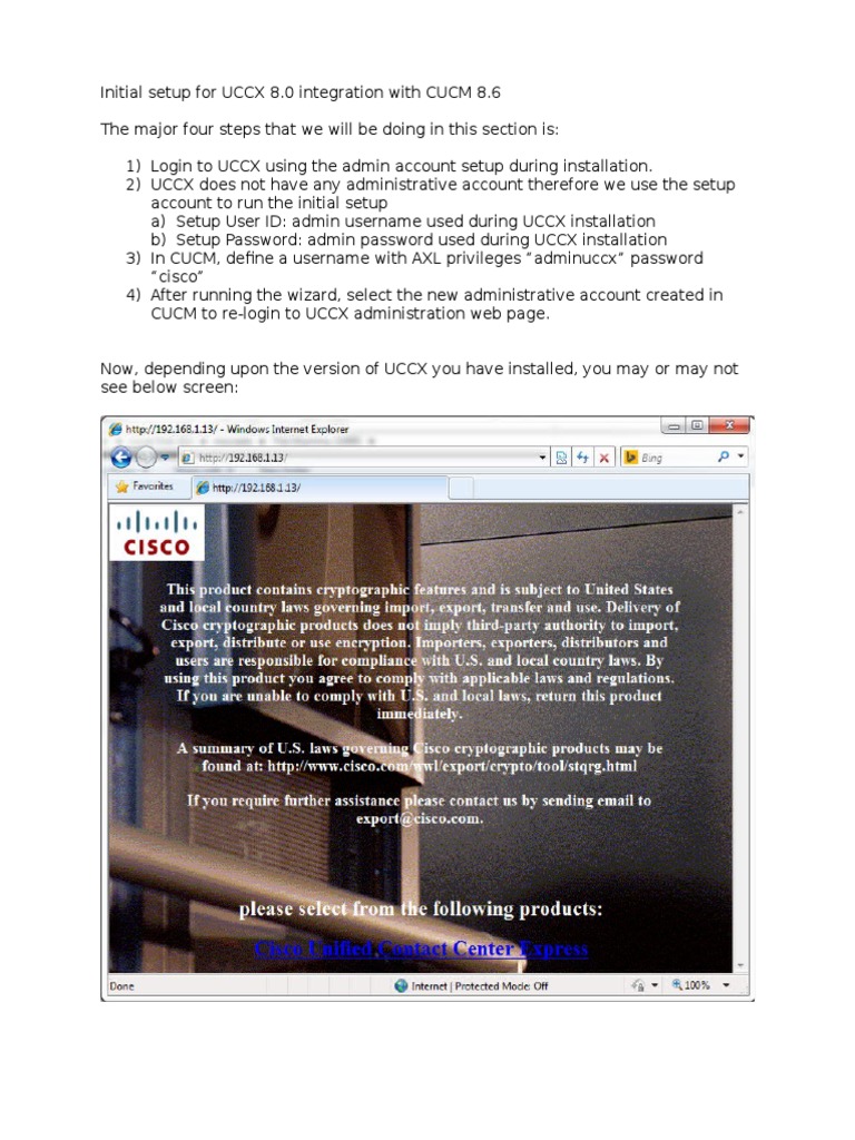 UCCX 8.0 and CUCM 8.6 Integration Guide | PDF | Call Centre | User ...