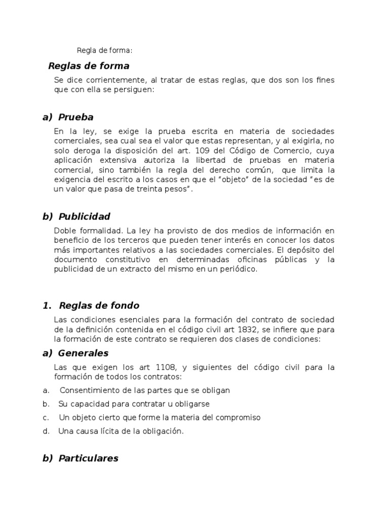 Regla de Forma | PDF