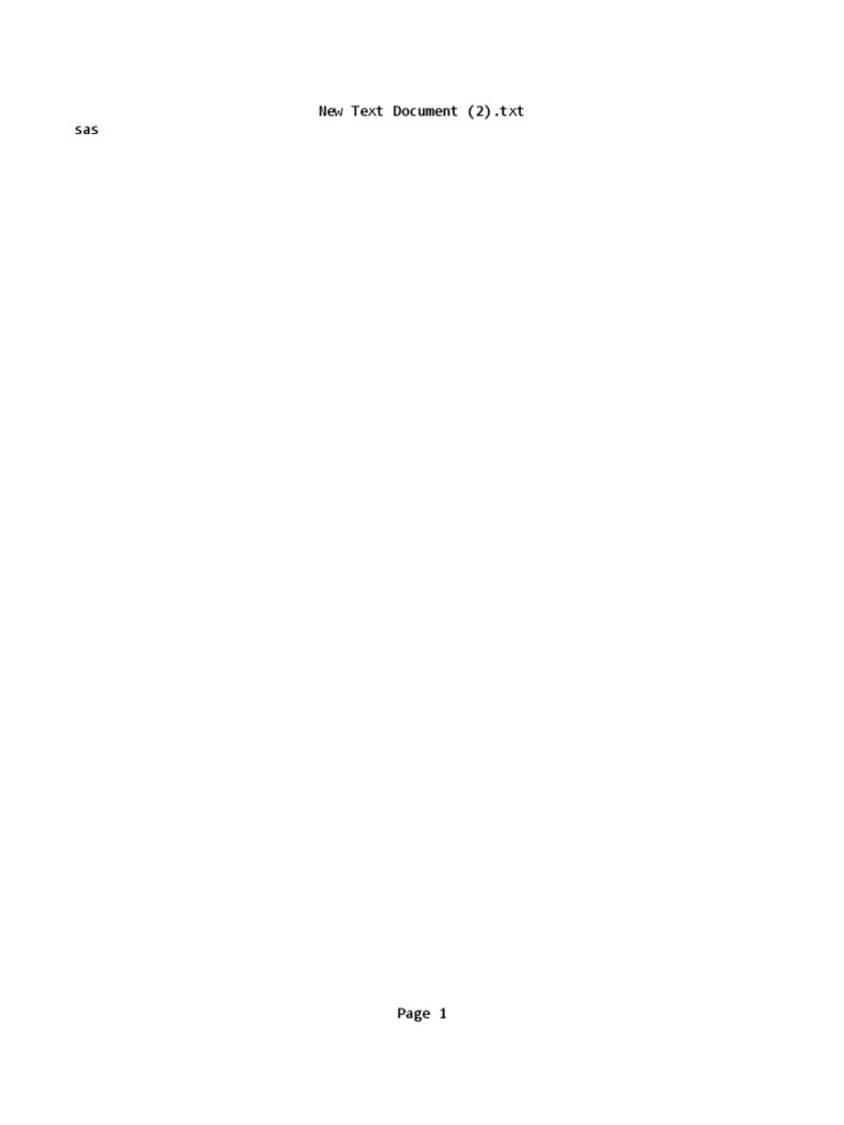 New Text Document (2) .TXT Sas | PDF