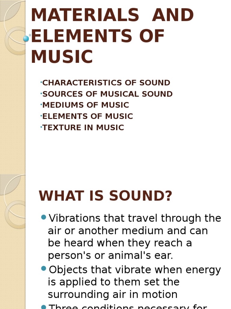 Materials and Elements of Music | PDF | Sound | Opera