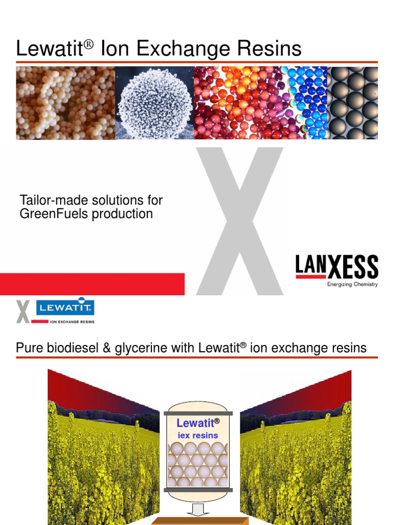 Biodiesel and Glycerine Purification With Lewatit GF-Resins | Methanol ...