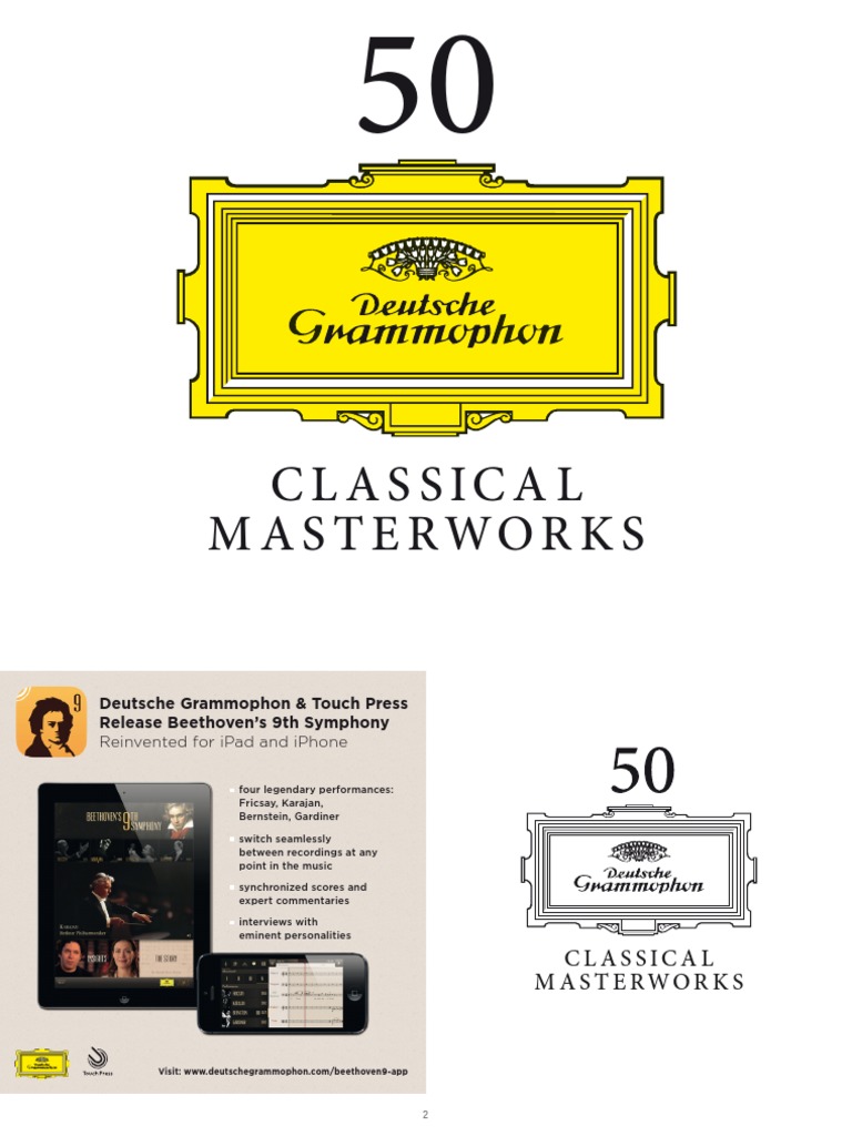 Digital Booklet - 50 Classical Masterworks | PDF | Gramophone Record ...