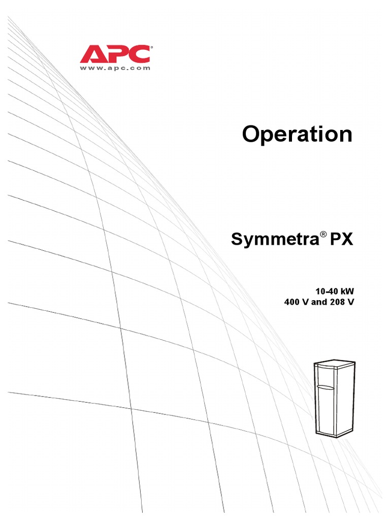 Apc Symmetra PX 10-40kw Mhan-7es9np - r0 - en | PDF | Power Supply ...