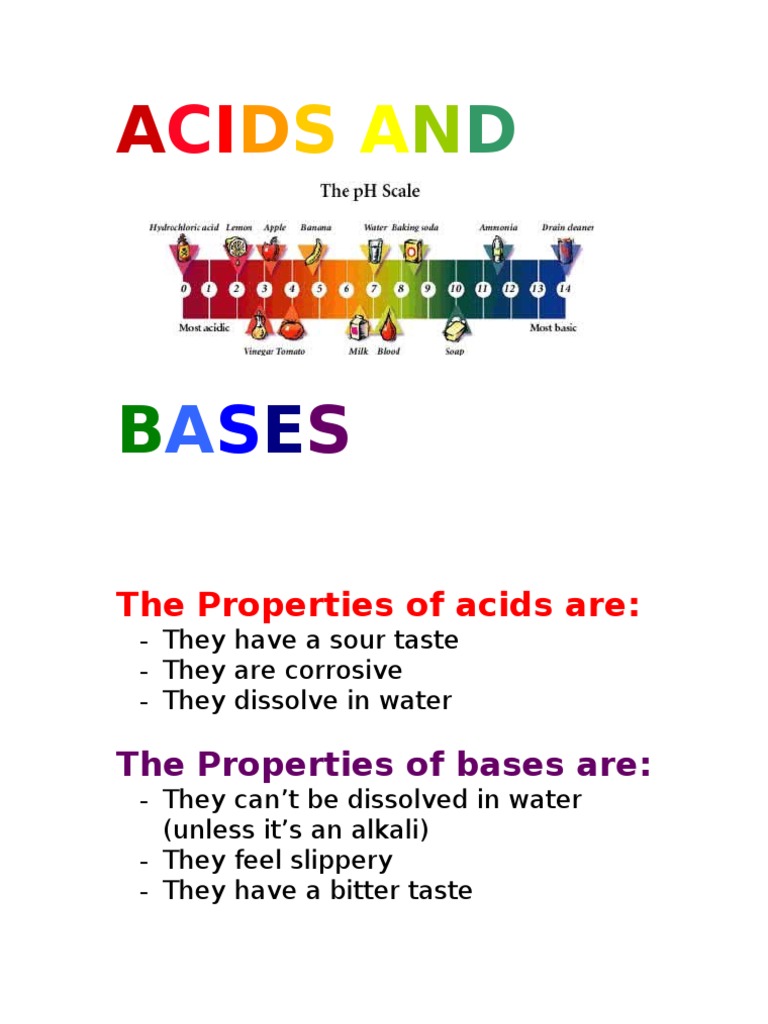 Understanding Acids and Bases Properties | PDF