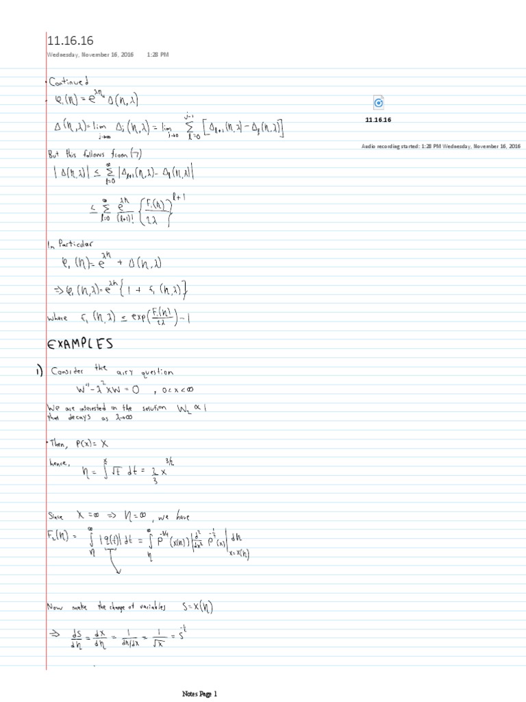 WKB Method Example | PDF