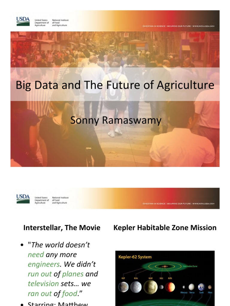 Big Data Agriculture Future | Download Free PDF | Analytics | Big Data