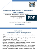 Botswana Vision 2036: Four Pillars | PDF | Sustainability | Botswana