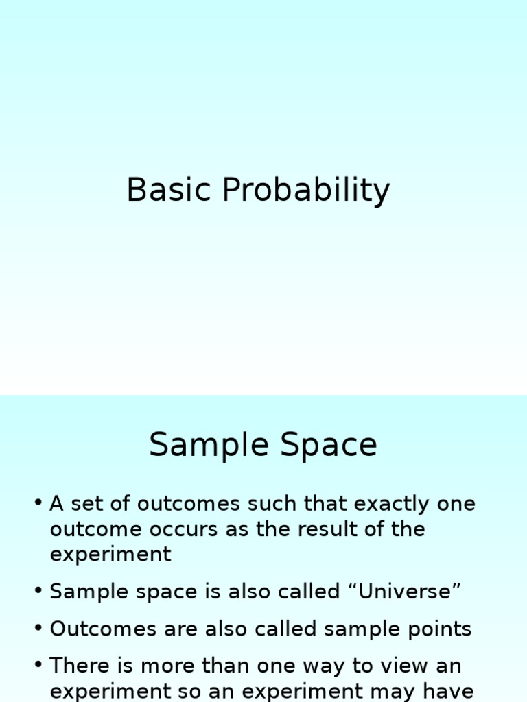 PB - 1 | PDF | Probability | Probability Theory