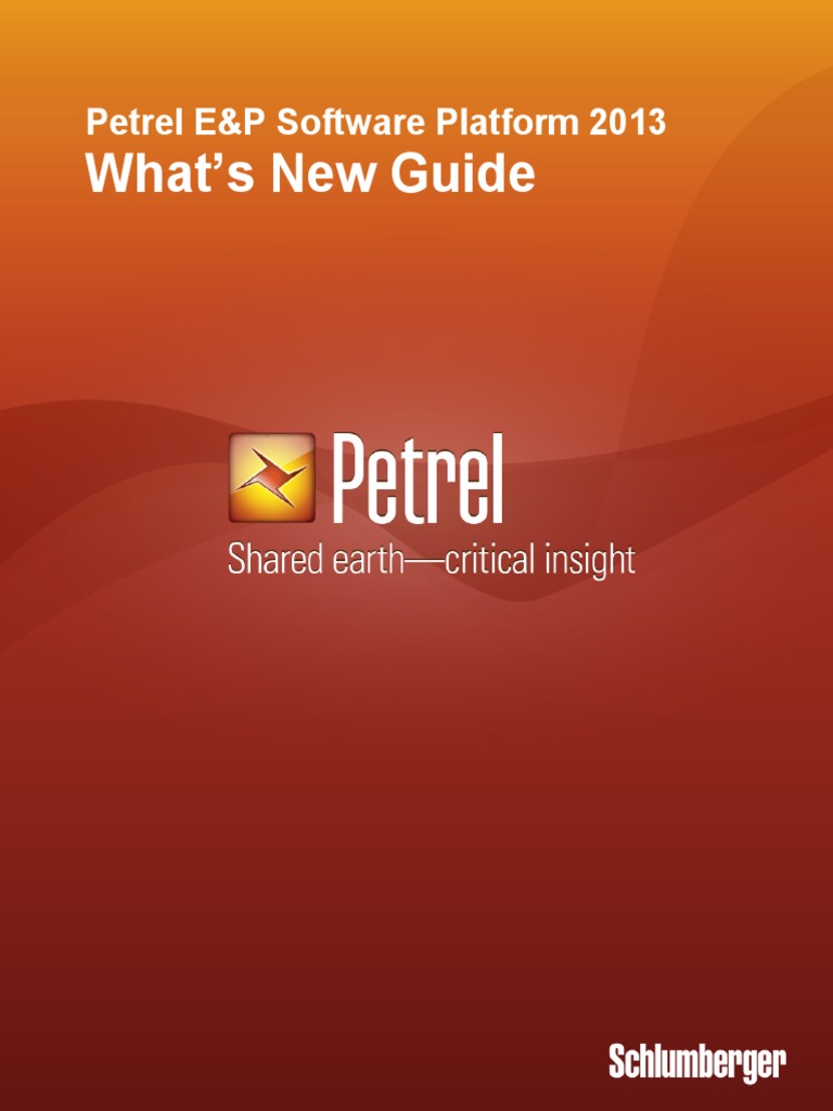 What's New Guide: Petrel E&P Software Platform 2013 | PDF | 3 D ...