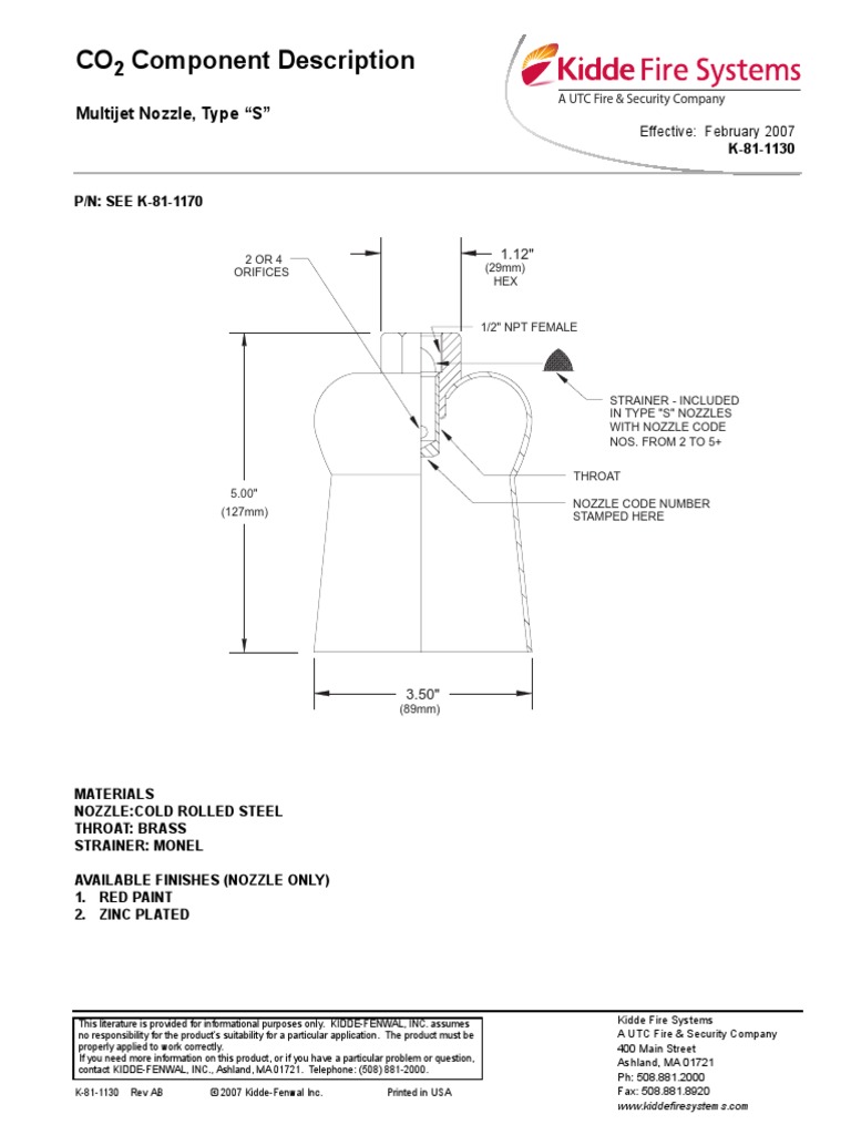 Nozzle Multijet Type S | PDF | Science & Mathematics | Computers