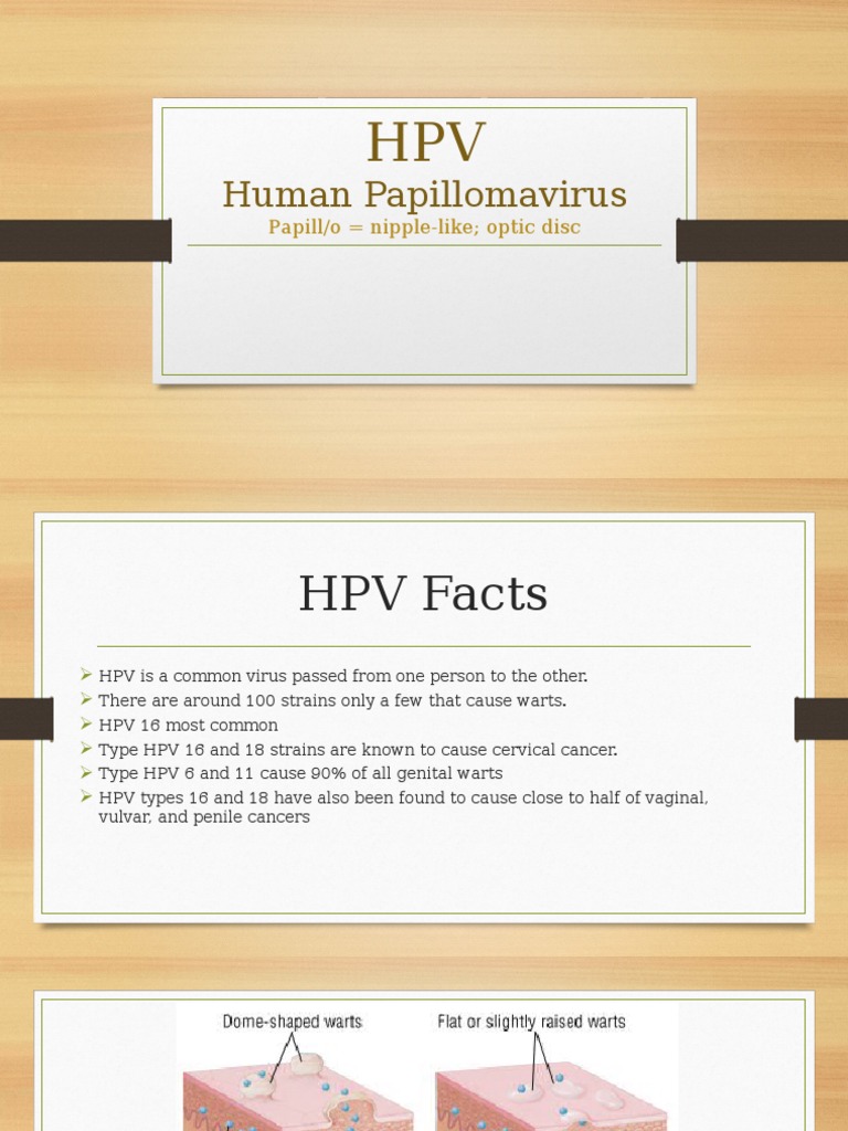 Human Papillomavirus: Papill/o Nipple-Like Optic Disc | PDF | Science ...