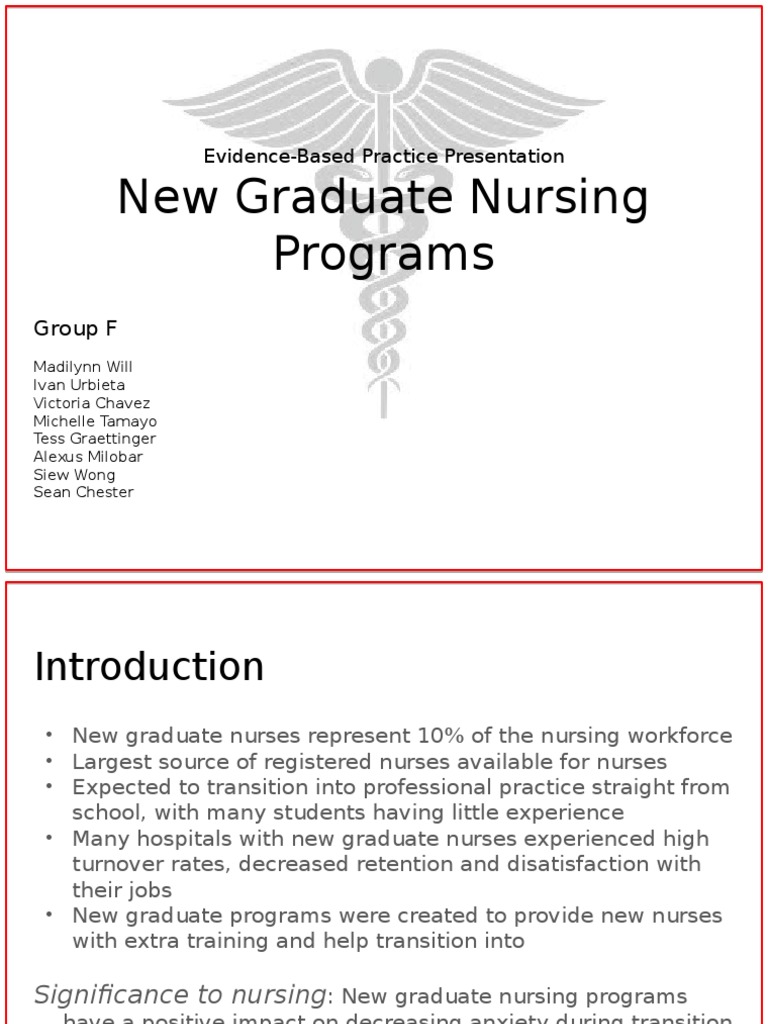 Ebp - New Grad Programs | Download Free PDF | Employee Retention | Nursing