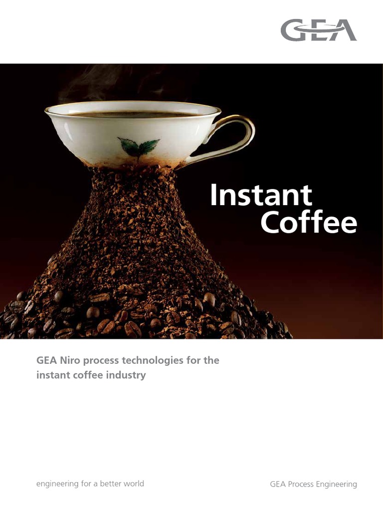 GEA Process Technology For Instant Coffee - tcm11-23912 | PDF | Coffee ...