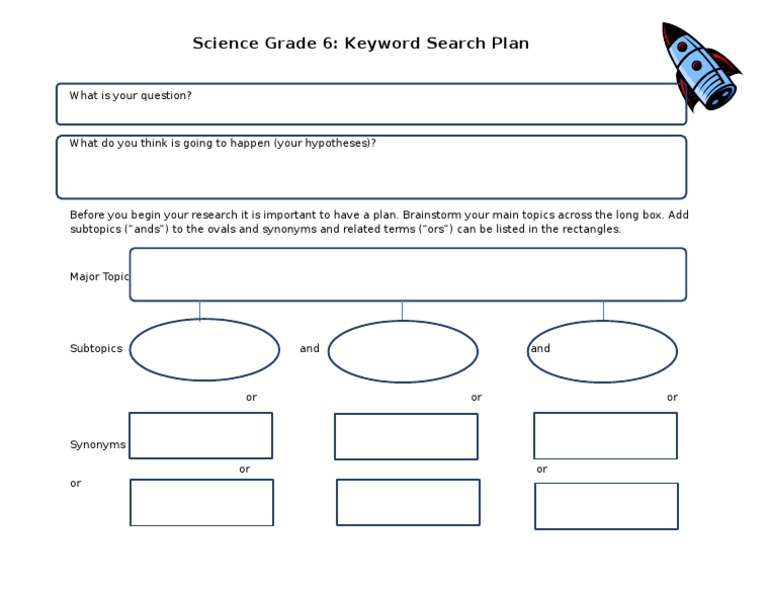 Grade 6 Science Keyword Strategy | PDF | Science & Mathematics