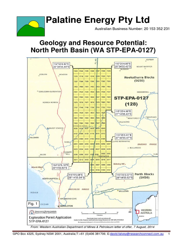 North Perth Basin | PDF | Natural Gas | Shale Gas